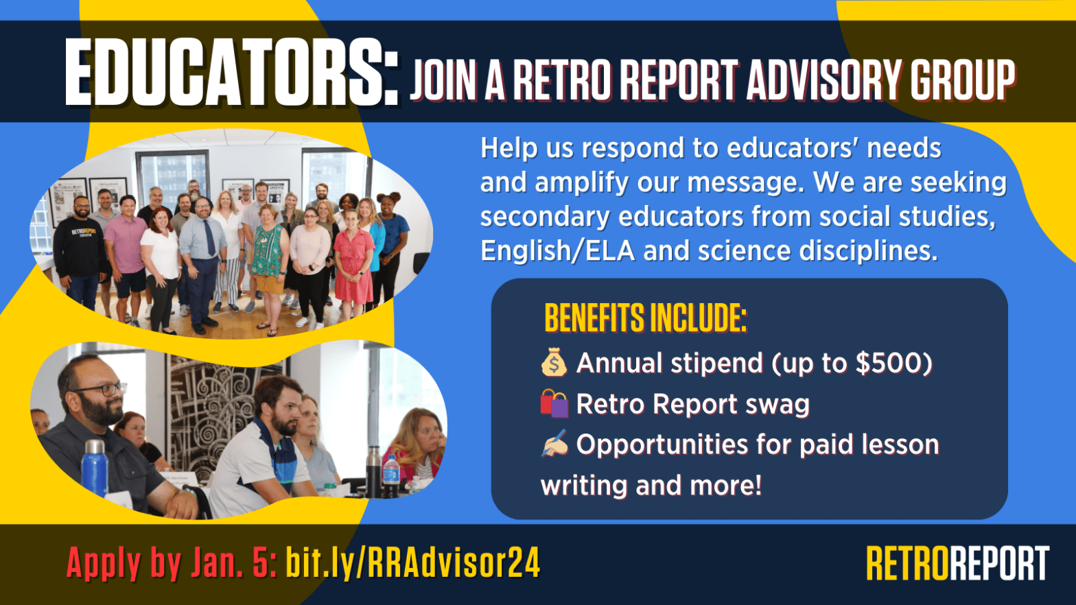Here’s Your Chance to Be a Retro Report Teacher Advisor - Retro Report