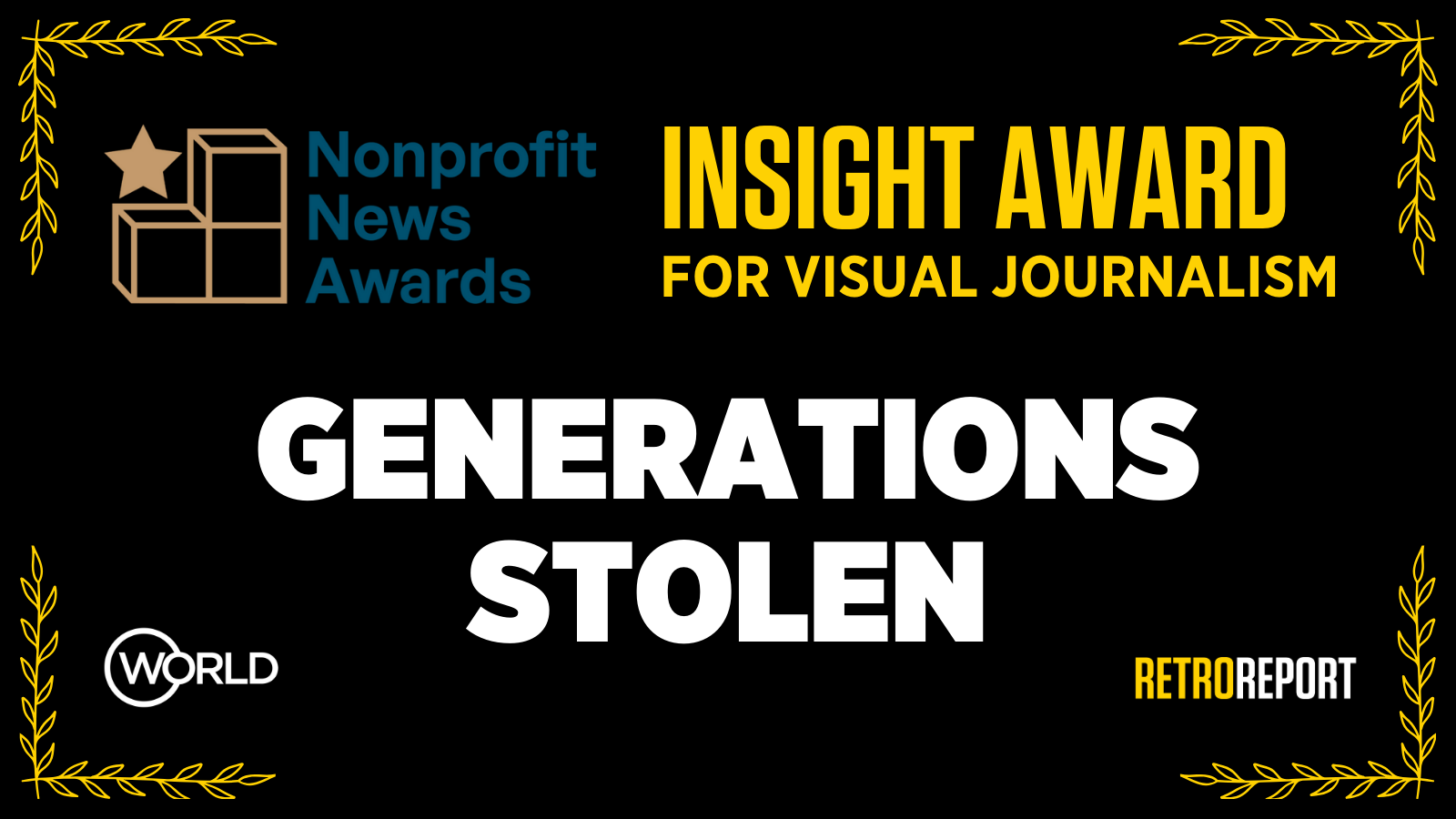 Retro Report Wins the Insight Award for Visual Journalism - Retro Report
